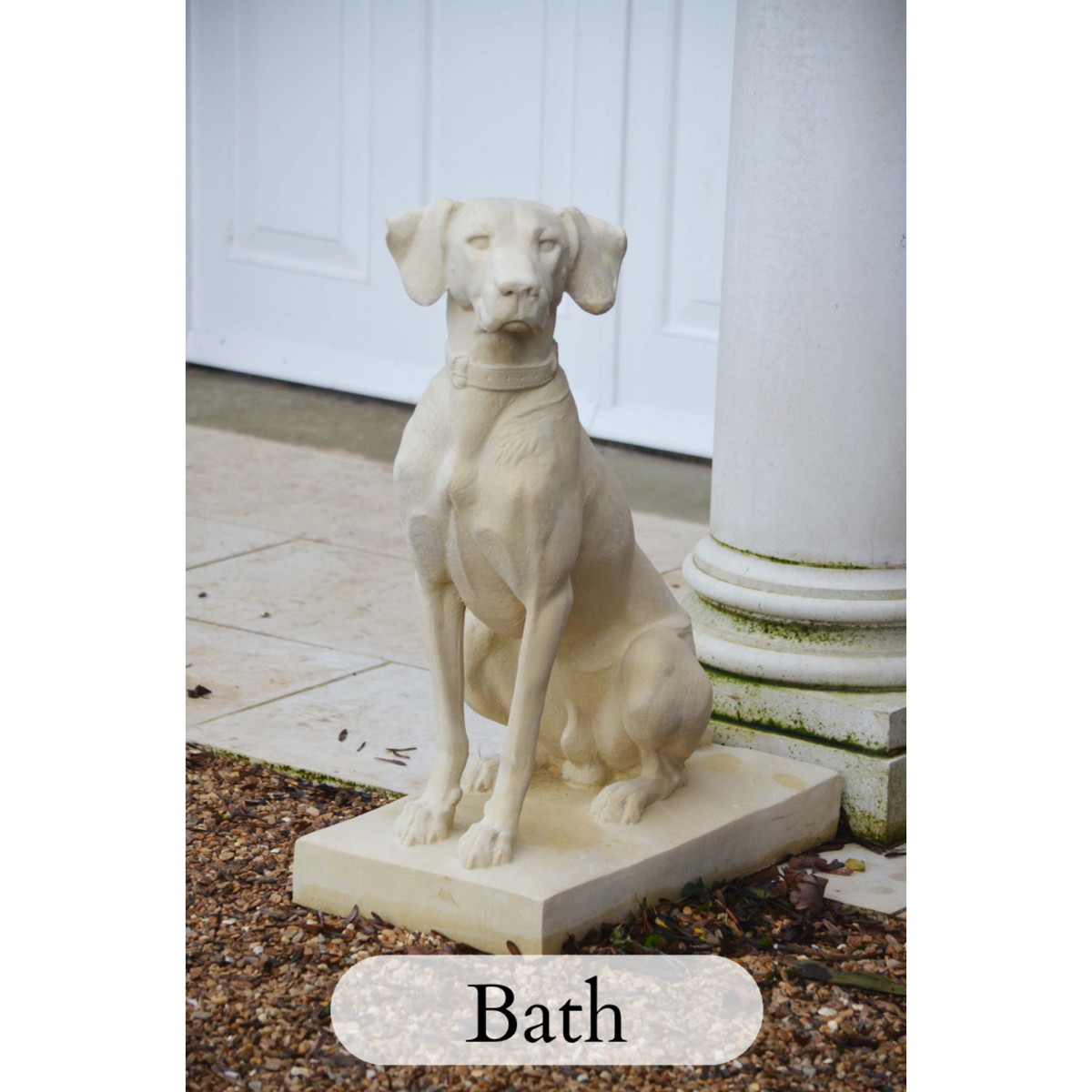 Haddonstone - Jacquemart Hunting Dog statue (L/H) - HE581 — Backyard ...